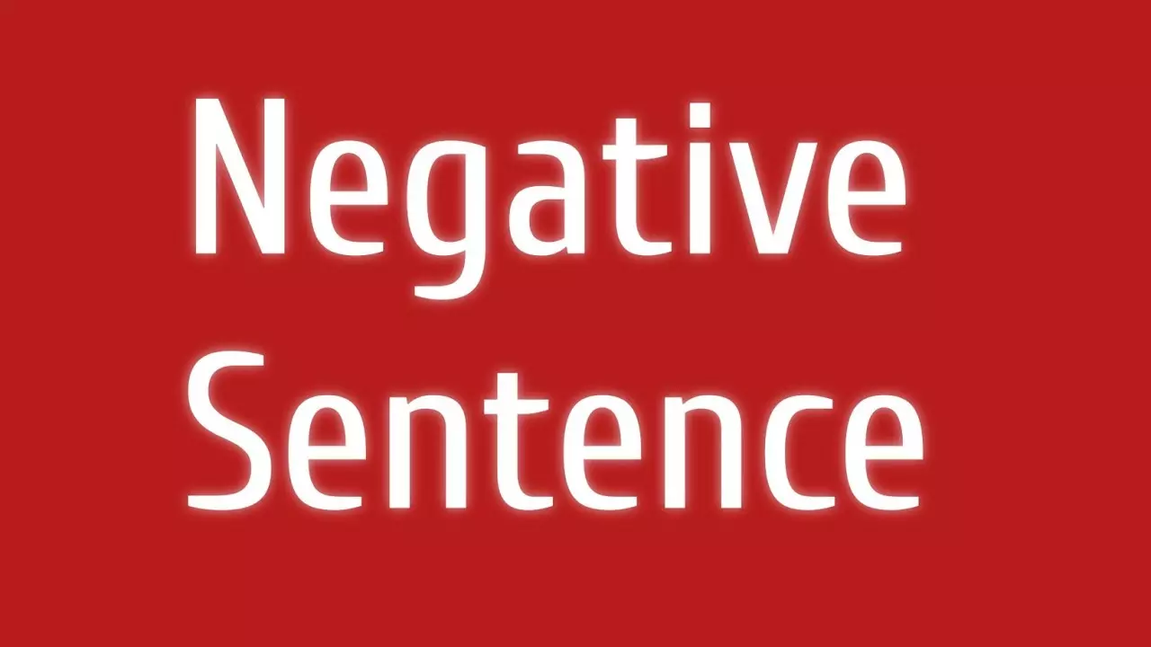 ประโยคปฏิเสธภาษาอังกฤษ (Negative Sentences) พร้อมตัวอย่าง เข้าใจง่าย